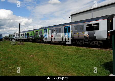 The new Hydroflex hydrogen fuel cell test train built by Birmingham ...
