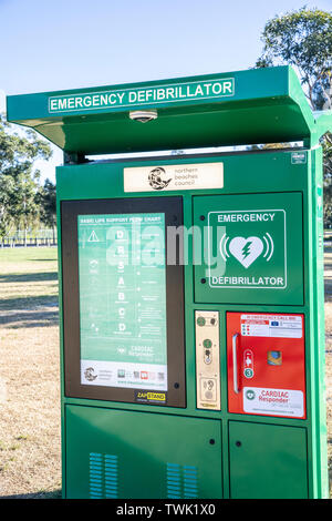 Council installed Defibrillator located beside football and sports ...