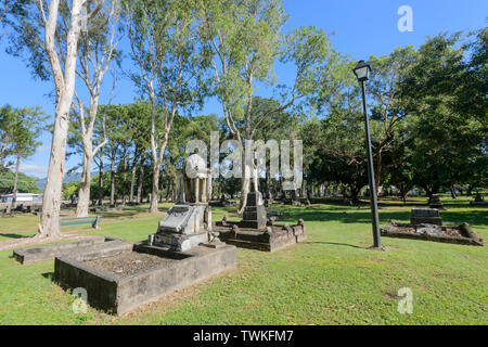 Graves at the Pioneers Cemetery in McLeod Street, Cairns, Far North ...