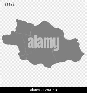 Map of Siirt, a province of Turkey Stock Vector Image & Art - Alamy