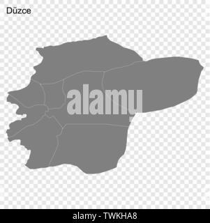 Map of Turkey, Duzce Stock Vector Image & Art - Alamy