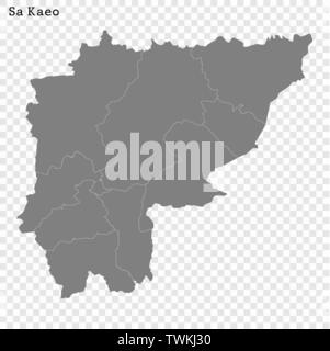 Sa Kaeo province outline map set Stock Vector Image & Art - Alamy