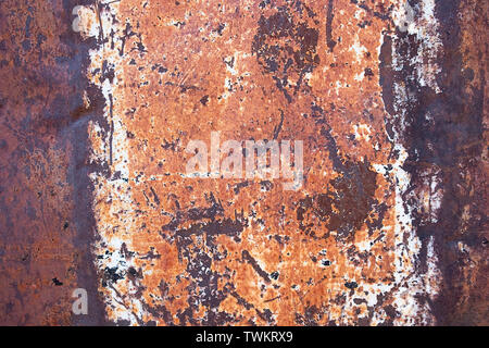 Grunge rusty iron sheet close-up. Toned abstract background Stock Photo ...