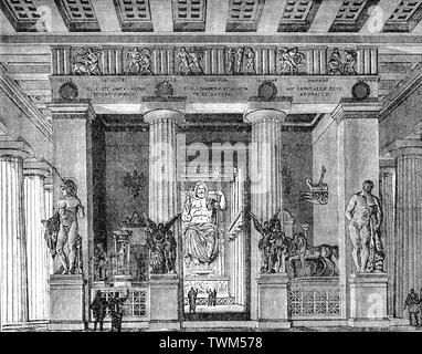 The reconstruction of Olympia in ancient Greece Stock Photo - Alamy