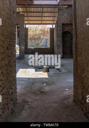 Pompeii, Italy - June 15, 2017: Ancient city of Pompeii, Italy. Roman ...