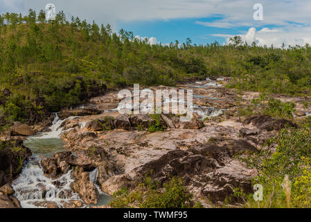 Rio on Pools Waterfall and tourist destination in Belize Stock Photo ...