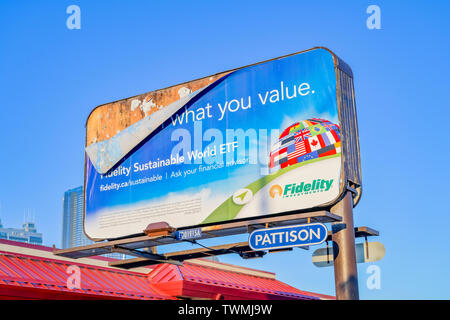 A peeling billboard Stock Photo - Alamy