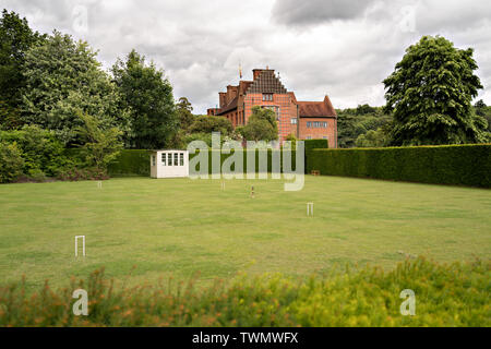 Croquet lawn at Chartwell country house and residence of Winston ...