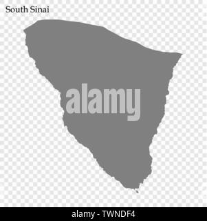 Egypt high detailed map south sinai, geography graphic country, africa ...