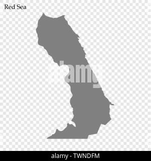 Egypt high detailed map red sea, geography graphic country, africa ...