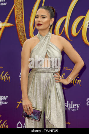 Nadine Velazquez at arrivals for ALADDIN Premiere, El Capitan Theatre ...