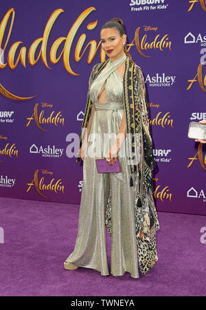 Nadine Velazquez at arrivals for ALADDIN Premiere, El Capitan Theatre ...