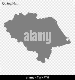 High quality political map of Vietnam and Laos with borders of the ...