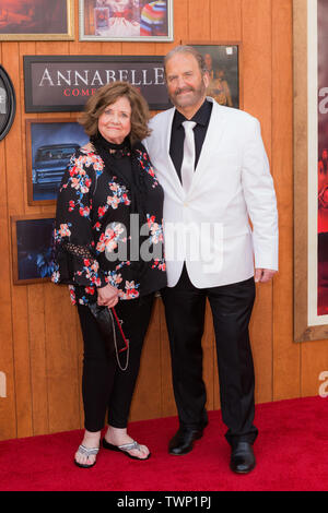Judy Spera and Tony Spera attending the Annabelle Comes Home Premiere ...