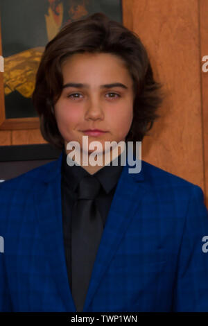 Luca Luhan attending the Annabelle Comes Home Premiere held in Los ...