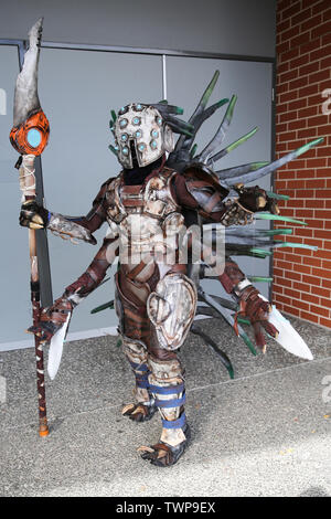 Sydney, Australia June 22, 2019: Cosplay fans gather the annual ...