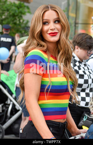 People march in the Toronto Pride Parade on Sunday, June 29, 2025. THE ...