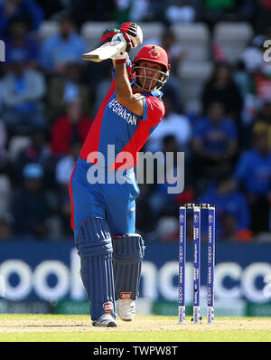 Afghanistan's Najibullah Zadran bats during the T20 cricket match of ...
