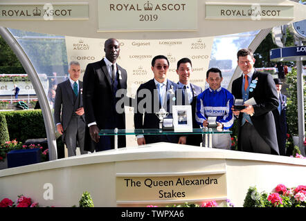 Trainer Andrew Balding after winning the Wokingham Stakes with Double ...