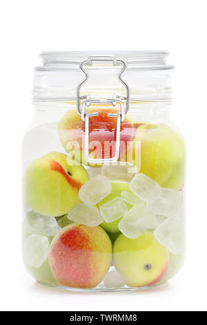 Japanese homemade ume fruit pickles in a Jar Stock Photo - Alamy