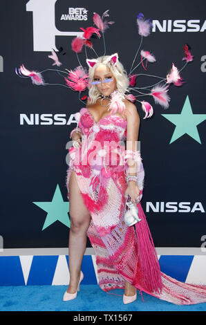 Doja Cat at the 2019 BET Awards held at Microsoft Theater on June 23 ...