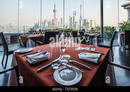 Shanghai Bund Restaurant Scenery Stock Photo - Alamy