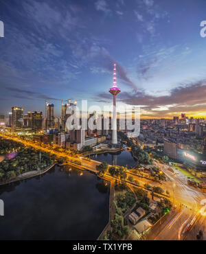 Shenyang color TV tower Stock Photo - Alamy