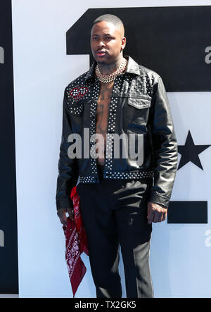 YG attends the 2019 BET Awards on June 23, 2019 in Los Angeles ...