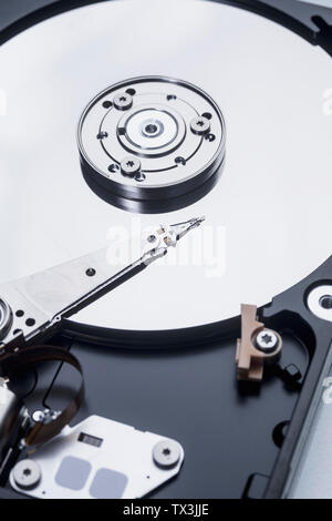 Close up open external hard disk drive Stock Photo - Alamy