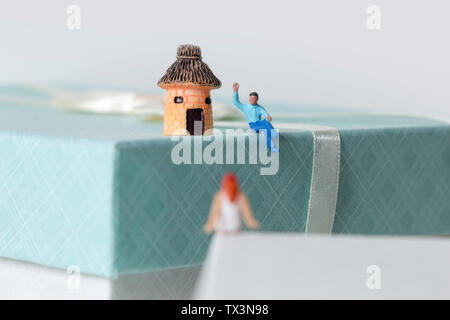 People who look across each other Stock Photo - Alamy
