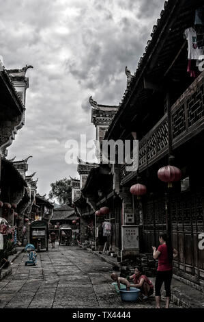 Liye ancient town, Longshan County, Hunan Province Stock Photo - Alamy