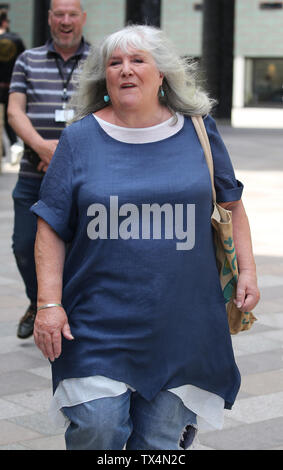 Jane Cox outside ITV Studios today Featuring: Jane Cox Where: London ...