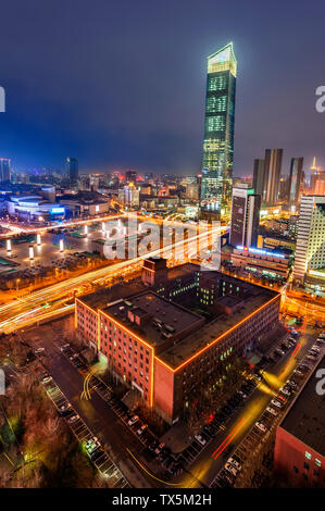 Night Scenery in Shenyang Stock Photo - Alamy