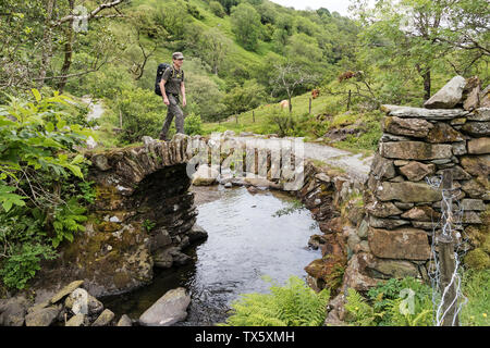 High Sweden Bridge crossing Scandale Beck, Scandale, Lake District ...