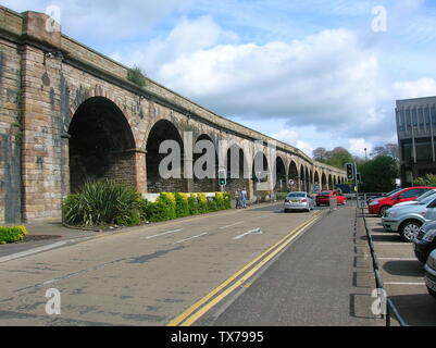 Railway Viaduct, Kilmarnock, Ayrshire, Scotland, UK. 18 March 2021 ...