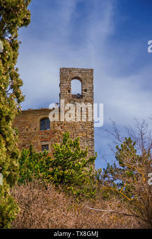 Renaissance castle, defense building, ruins, on a sunny day, Lublin ...