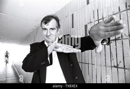English author Douglas Adams photographed in the early nineties Stock ...