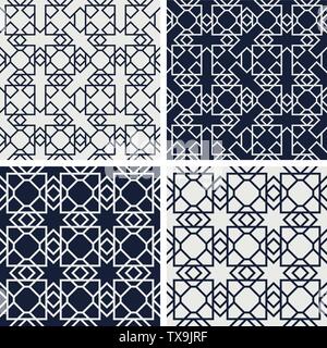 Line, triangle, square and circle primitive composition. Vector ...