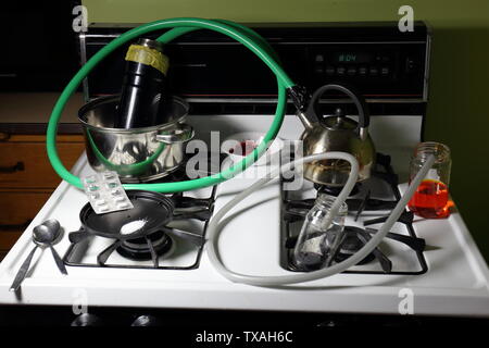 Crystal meth - methamphetamine - illegal narcotic drug Stock Photo - Alamy