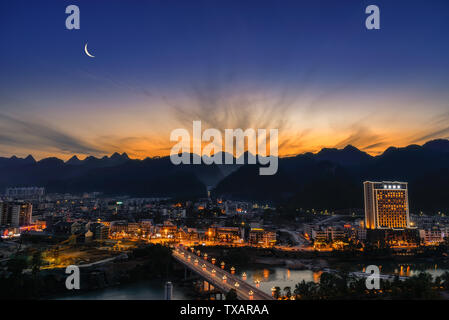 Libo city scenery Stock Photo - Alamy