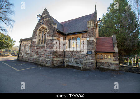 The Crematorium at Canford Cemetery, Bristol Stock Photo - Alamy