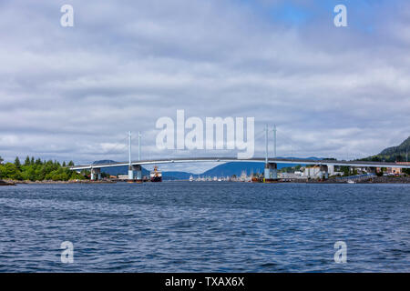 John O'Connell bridge in Sitka, Alaska Stock Photo - Alamy
