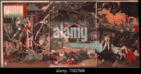 The Battle of the Lower Toba at Fushimi in Yamashiro Province. Tsukioka ...