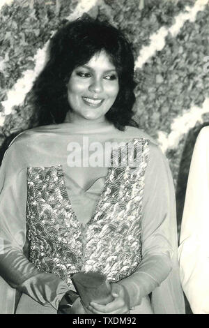 Indian bollywood film actress Zeenat Aman Stock Photo - Alamy
