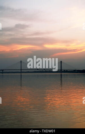 New Yamuna bridge, Uttar Pradesh, India, Asia Stock Photo - Alamy