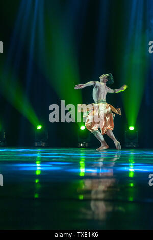 Photographed at the 16th Student Exhibition of Ethnic Dance of Nanjing ...
