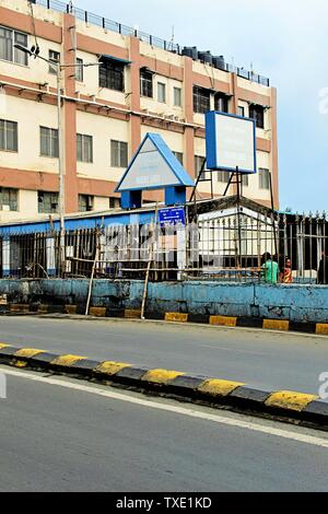 marine lines railway station building, Mumbai, Maharashtra, India, Asia ...