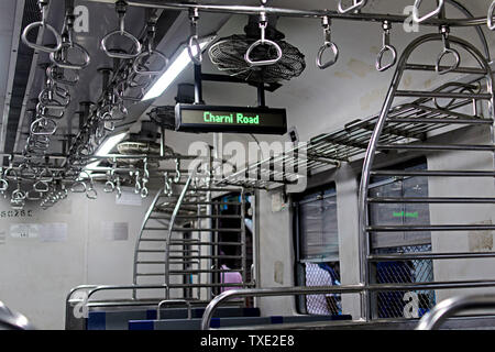 indicator inside local train Mumbai Maharashtra India Asia Stock Photo ...