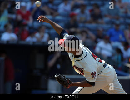 Miami Marlins relief pitcher Anthony Bender (55) delivers during the ...