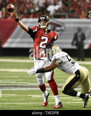 New Orleans Saints linebacker Ryan Connelly runs during the second half ...